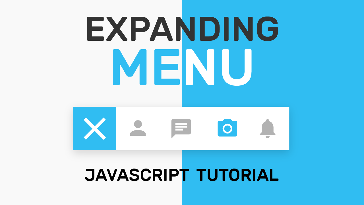 Expanding Toolbar Menu With HTML CSS Javascript Coding Artist