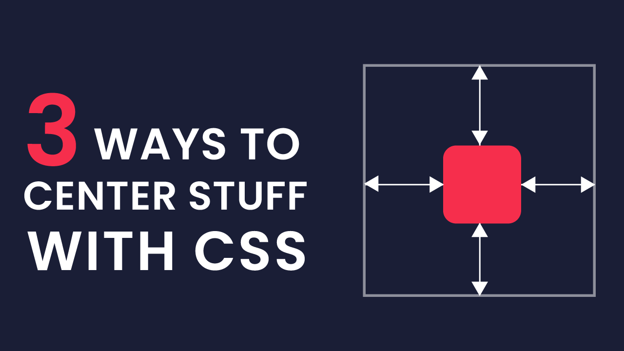 3 Ways To Center Stuff With CSS Coding Artist