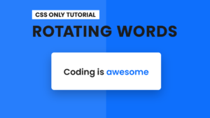 Rotating Words With CSS | Coding Artist