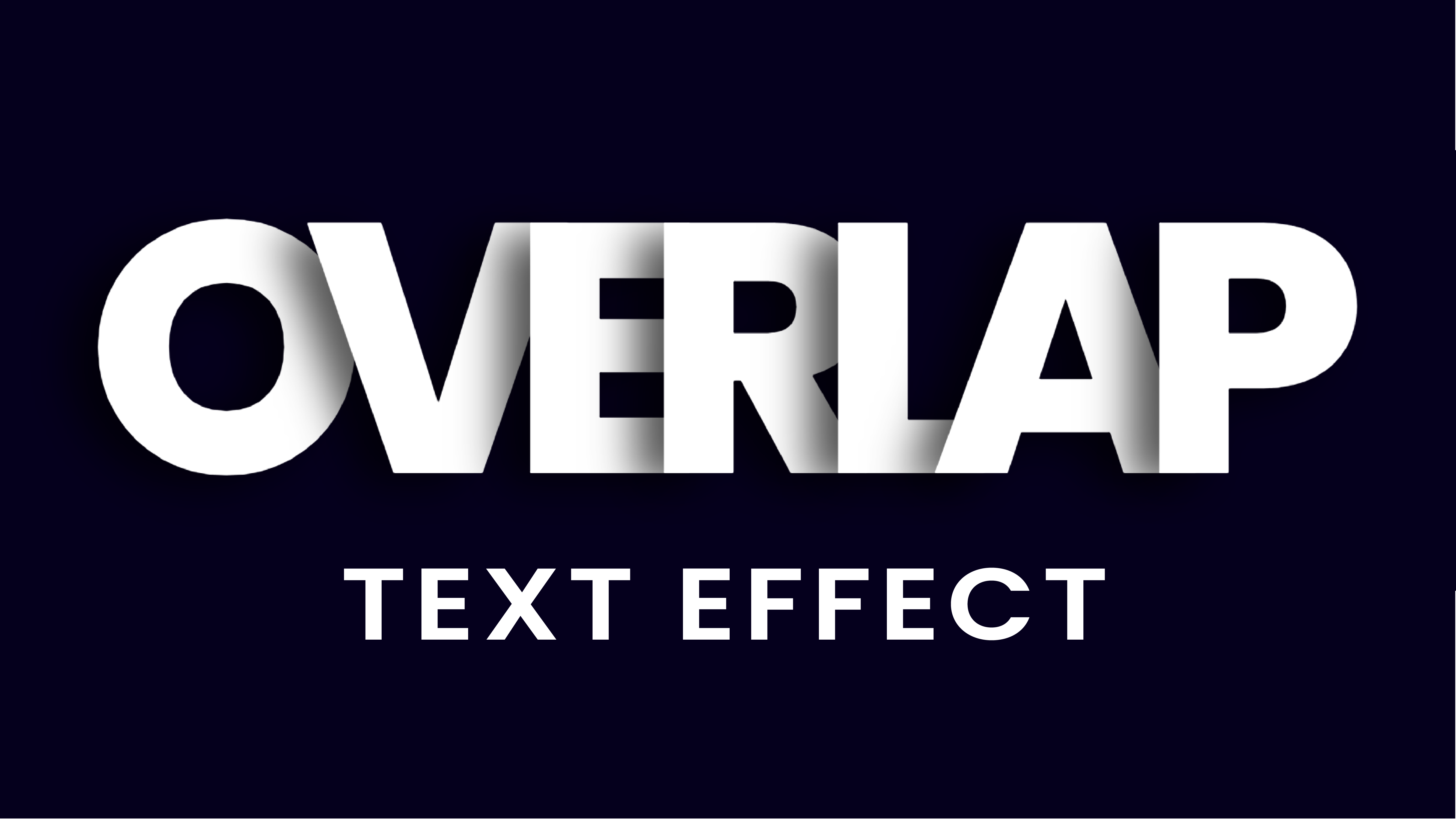 Overlap Text Effect With HTML And CSS Coding Artist