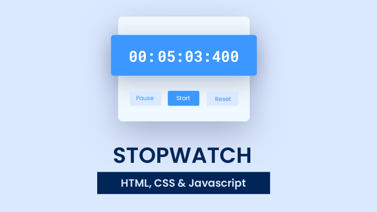 Stopwatch Using Javascript | Coding Artist Stopwatch Using Javascript | Coding Artist