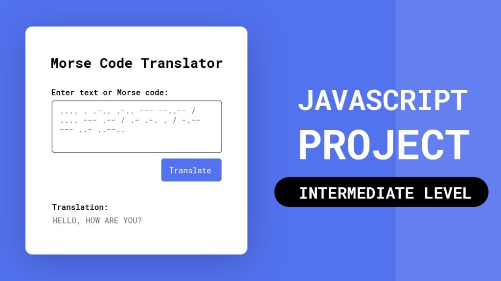 Morse Code Translator | Coding Artist