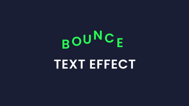 Creating a Bouncing Text Animation with Pure HTML & CSS | Coding Artist